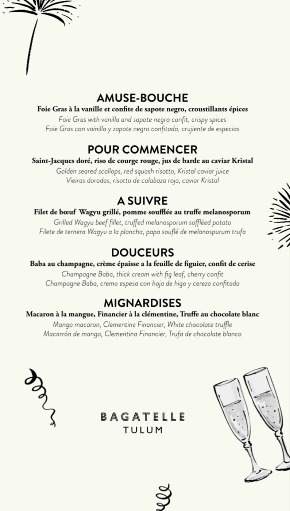 Bagatelle Tulum NYE 2024: Dinner And Party Tickets | NYE Events In Tulum
